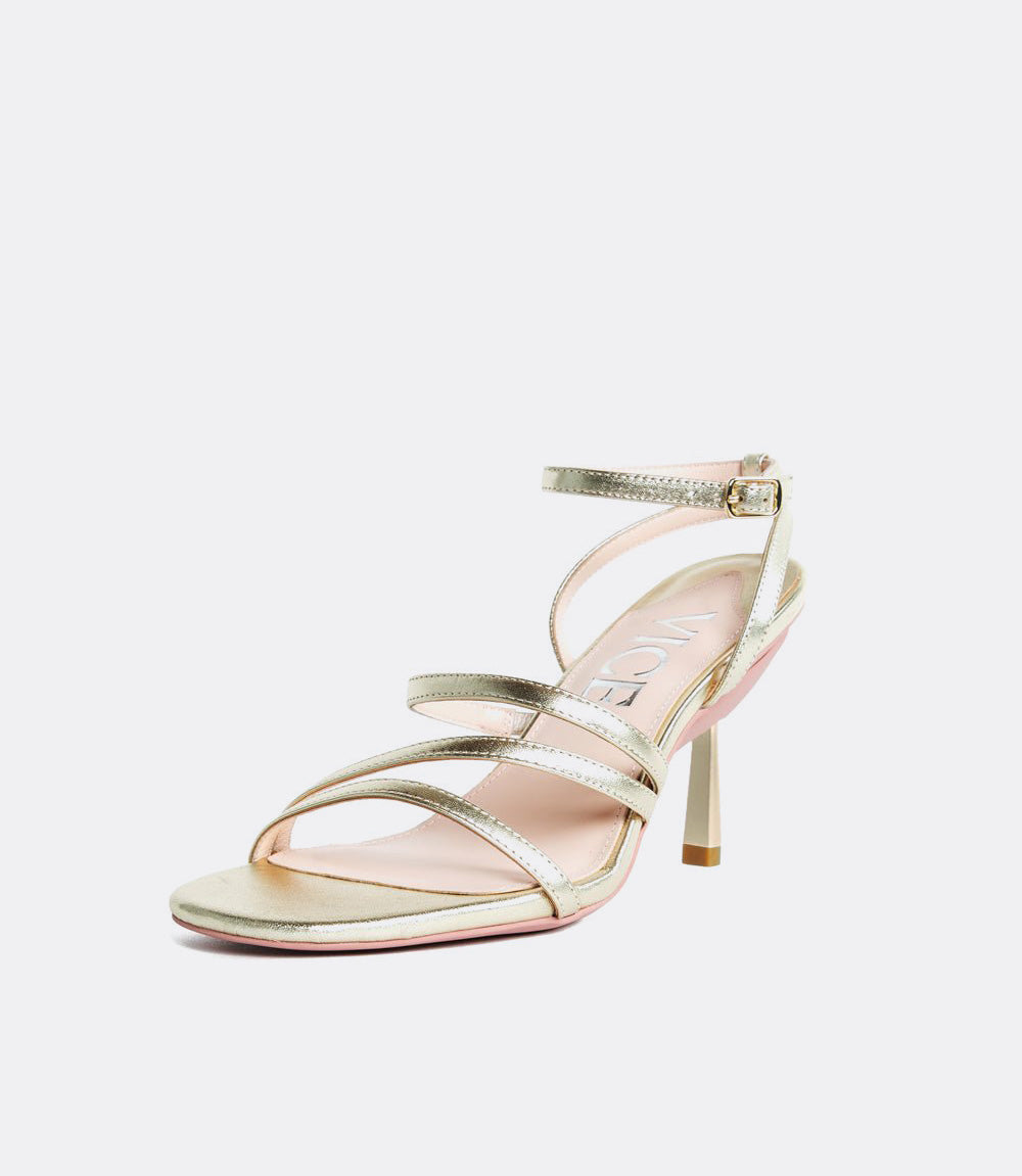 Gold Sandals That Fold to Flat – VICE VERSA